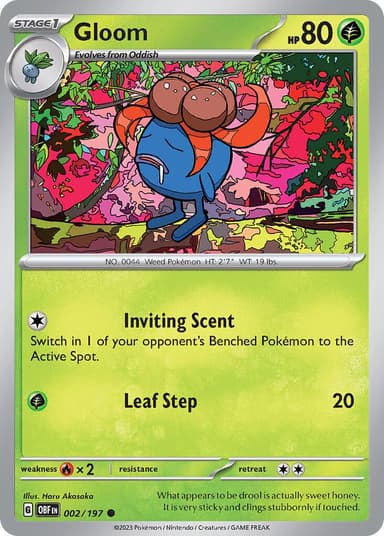 Obsidian Flames Visual Set List - All 230 Pokemon Cards | PokeInsight