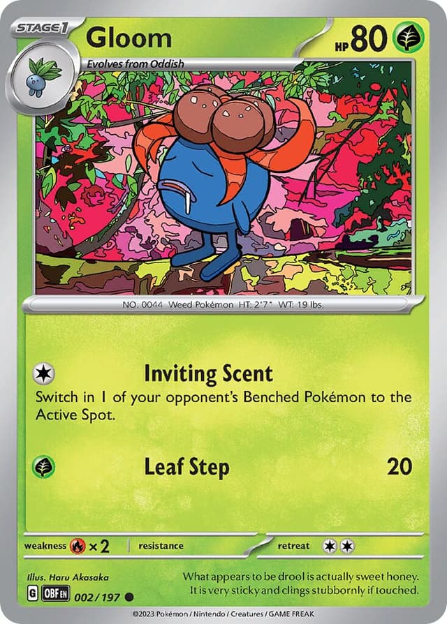 Obsidian Flames Visual Set List - All 230 Pokemon Cards | PokeInsight