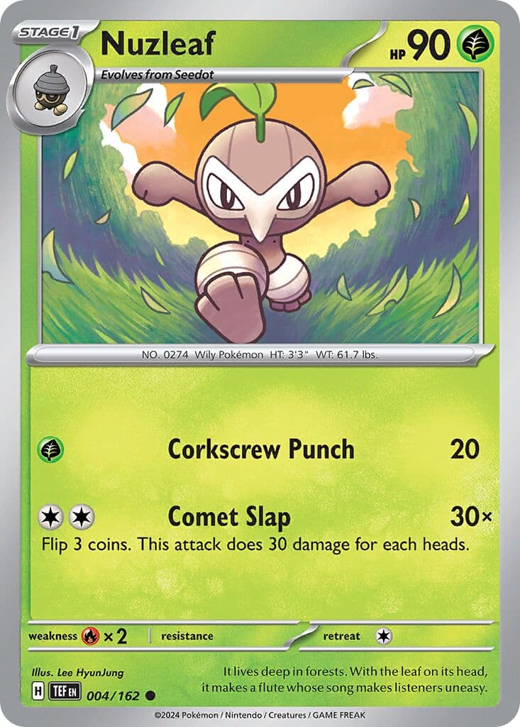 Temporal Forces Visual Set List - All 218 Pokemon Cards | PokeInsight