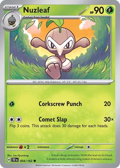 Temporal Forces Visual Set List - All 218 Pokemon Cards | PokeInsight